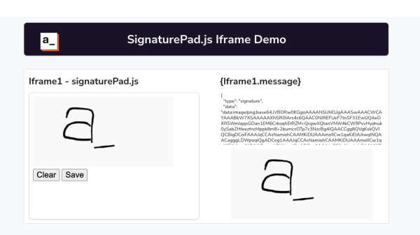 Building a signature capture widget with an Iframe and SignaturePad.js | Appsmith Community Portal